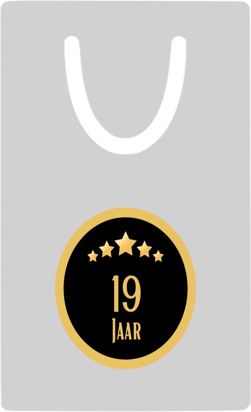 Hacebo® - 19 jaar metalen boekenlegger - iemand die 19 jaar is geworden ...