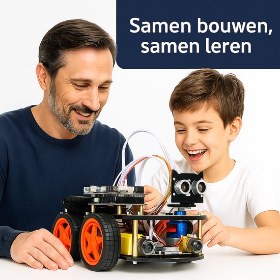 SyncGear 4WD Robot Bouwpakket - Starter Kit geschikt voor Arduino ...