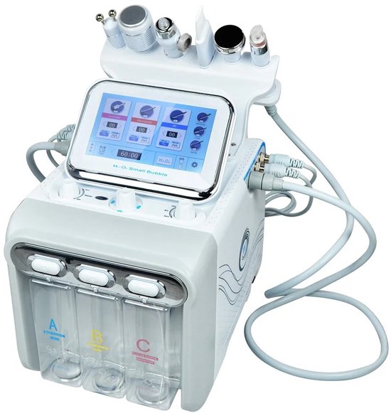 Hydrafacial Apparaat - 6-in-1 Gezichtsverzorging - Microdermabrasie ...