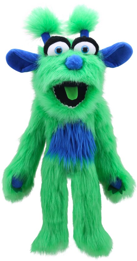 The Puppet Company knuffelpop Groen Monster - handpop pluche monster ...