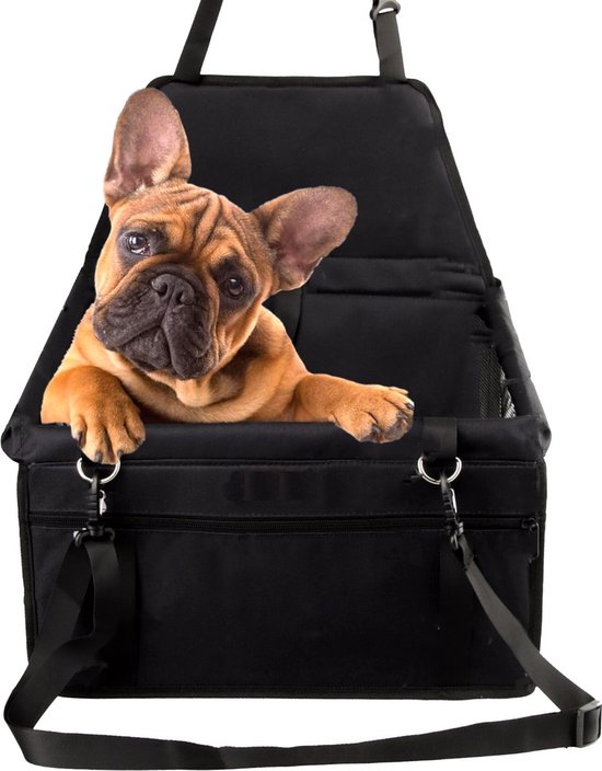 Hondenmand auto met gordel - Hondenmand auto - Autostoel hond - Voor ...