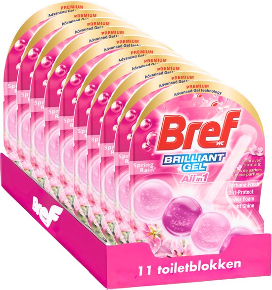 Bref - Brilliant Gel - Spring Rain - Allin1 - Toiletblok - Stralende ...