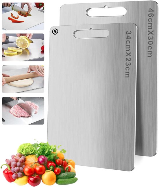Titanium Plank voor Snijden - Titanium Snij Plank - Titanium Snijplank ...