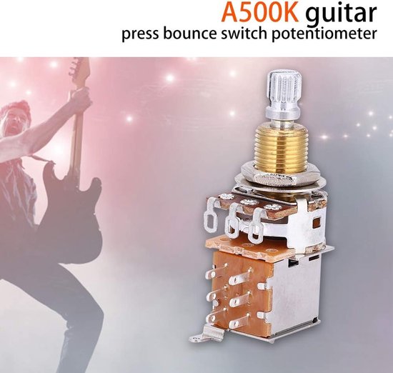 500K Push Pull Pot voor gitaren - A500K elektrische gitaar ...