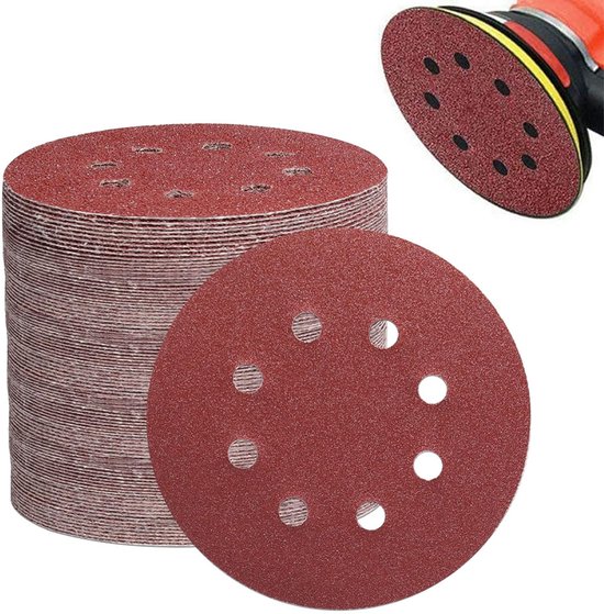 100x Rond Schuurpapier - Multi Schuurschijf - Voor Schuurmachines ...