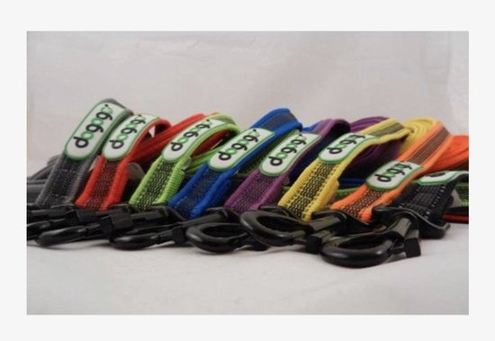 Dogogo dubbele antislipriem 220cm x 2cm roze | bol