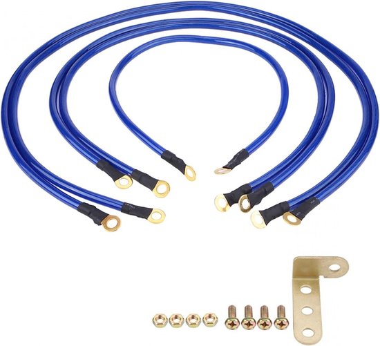 Auto-aardingskabel voor auto accu - universele 5-punts systeem ...