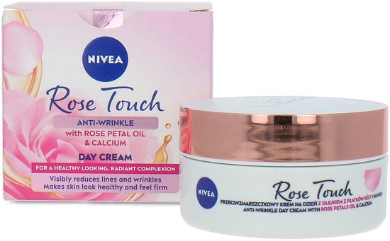 NIVEA Rose Touch Anti-Wrinkle Face Cream for Day 50ml | bol