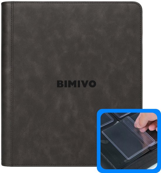 Bimivo Toploader Binder - Geschikt voor 252 kaarten - 9 Pocket ...