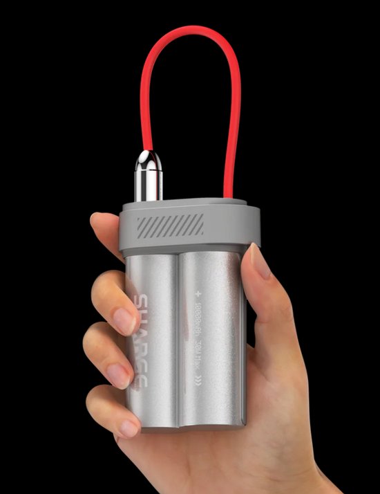 SHARGE Pouch Mini 10000 mAh Power Bank - Built-in USB-C cable - Charge ...