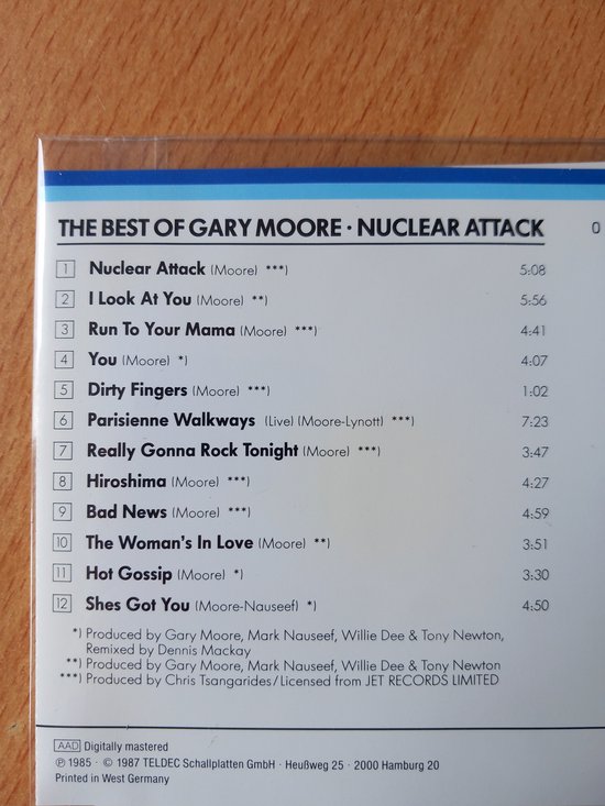 GARY MOORE - NUCLEAR ATTACK / BEST OF, Gary Moore | Muziek | bol