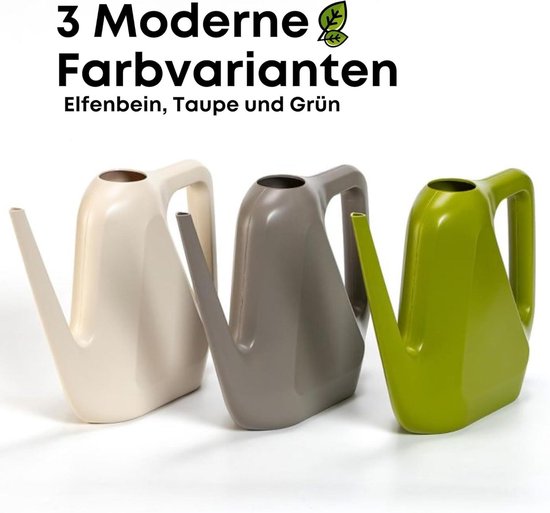 16 Liter Ivoor - Design Gieter van Hoogwaardig Kunststof - Voor Binnen ...