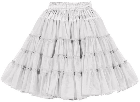 Petticoat/Onderrok/Tutu Deluxe 3-lagig Wit | bol