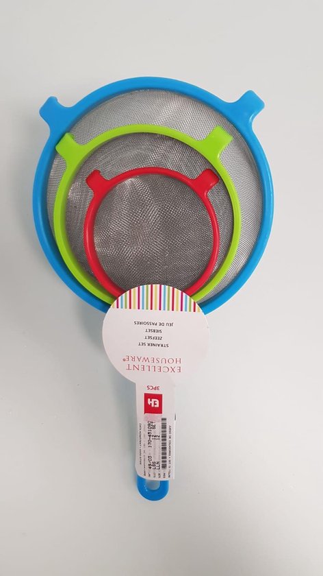 Zeef set - 3 Stuks | bol.com