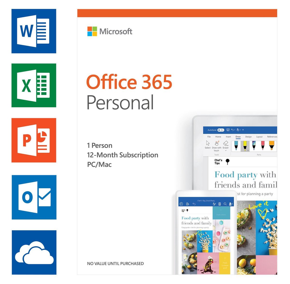 Microsoft Office 365 Personal 1 jaar (Engelse verpakking) | bol.com