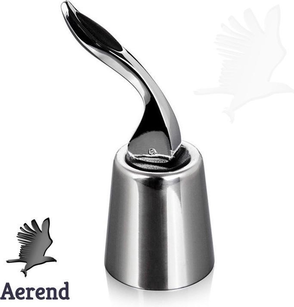 AEREND wijnstopper met hendel van roestvrij staal, herbruikbare ...