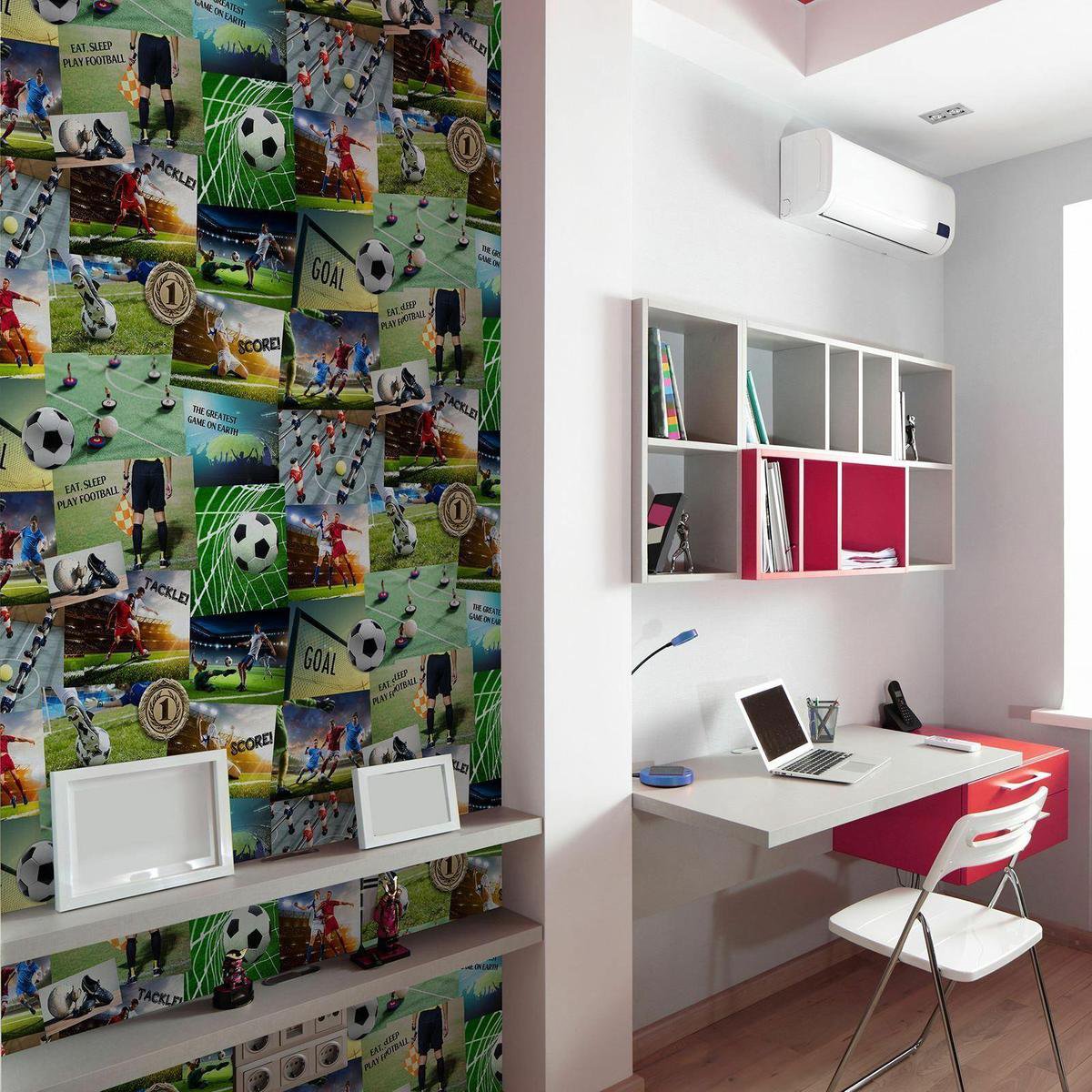 Voetbal Collage Behang | bol