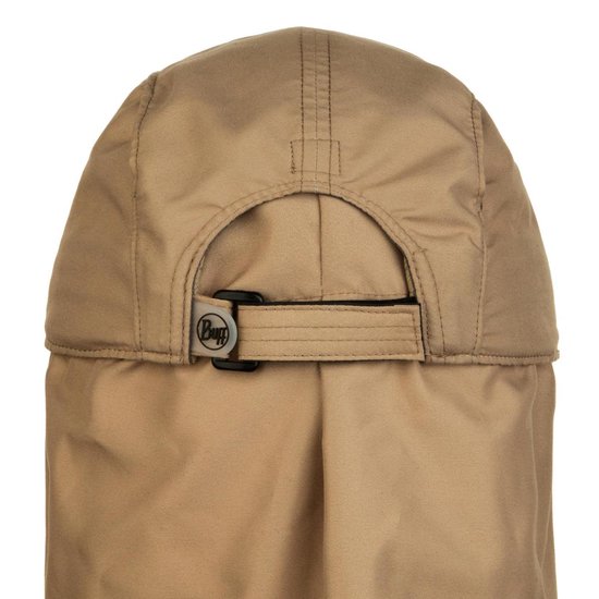 Buff - Bimini UV-pet volwassenen met nekflap - Toffee - Lichtbruin - maat 58CM | bol.com