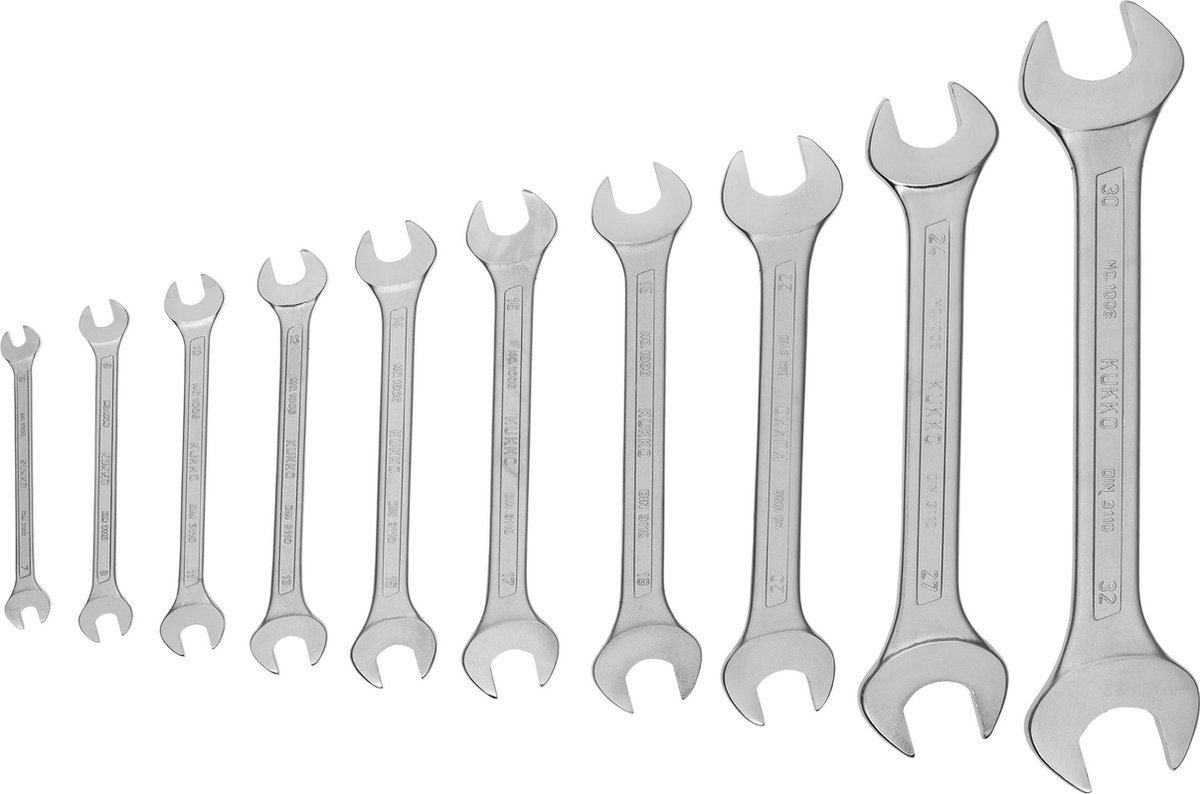 Kukko steeksleutel 10 delig | bol.com