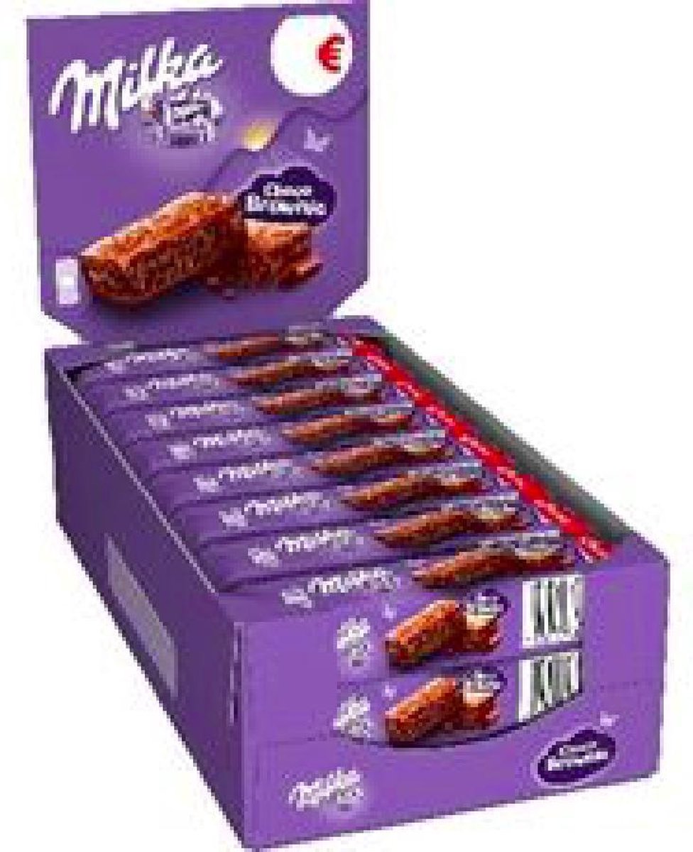 Milka choco brownie chocolade - 24 x 50 gram | bol.com