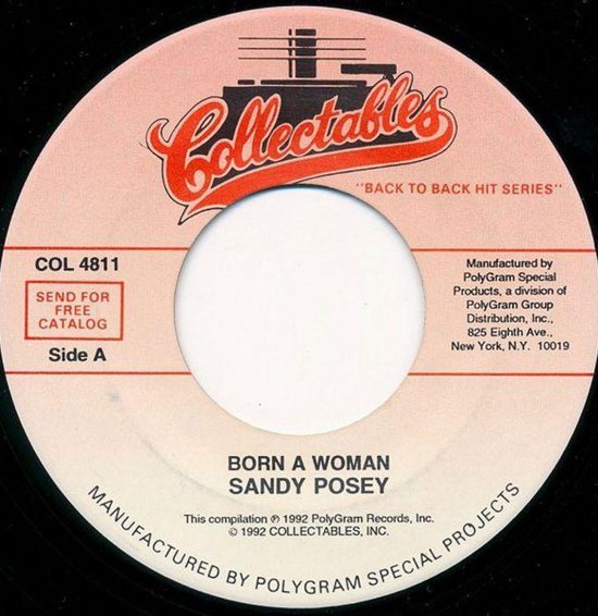 Single Sandy Posey Born A Woman Single Girl Sandy Posey Muziek