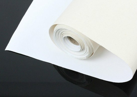 Canvas rol doek 1,06 m x 15m 340gr.wit | bol