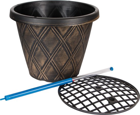 Waterwick Patio Bloempot Classic set Large (inclusief WaterWick ...
