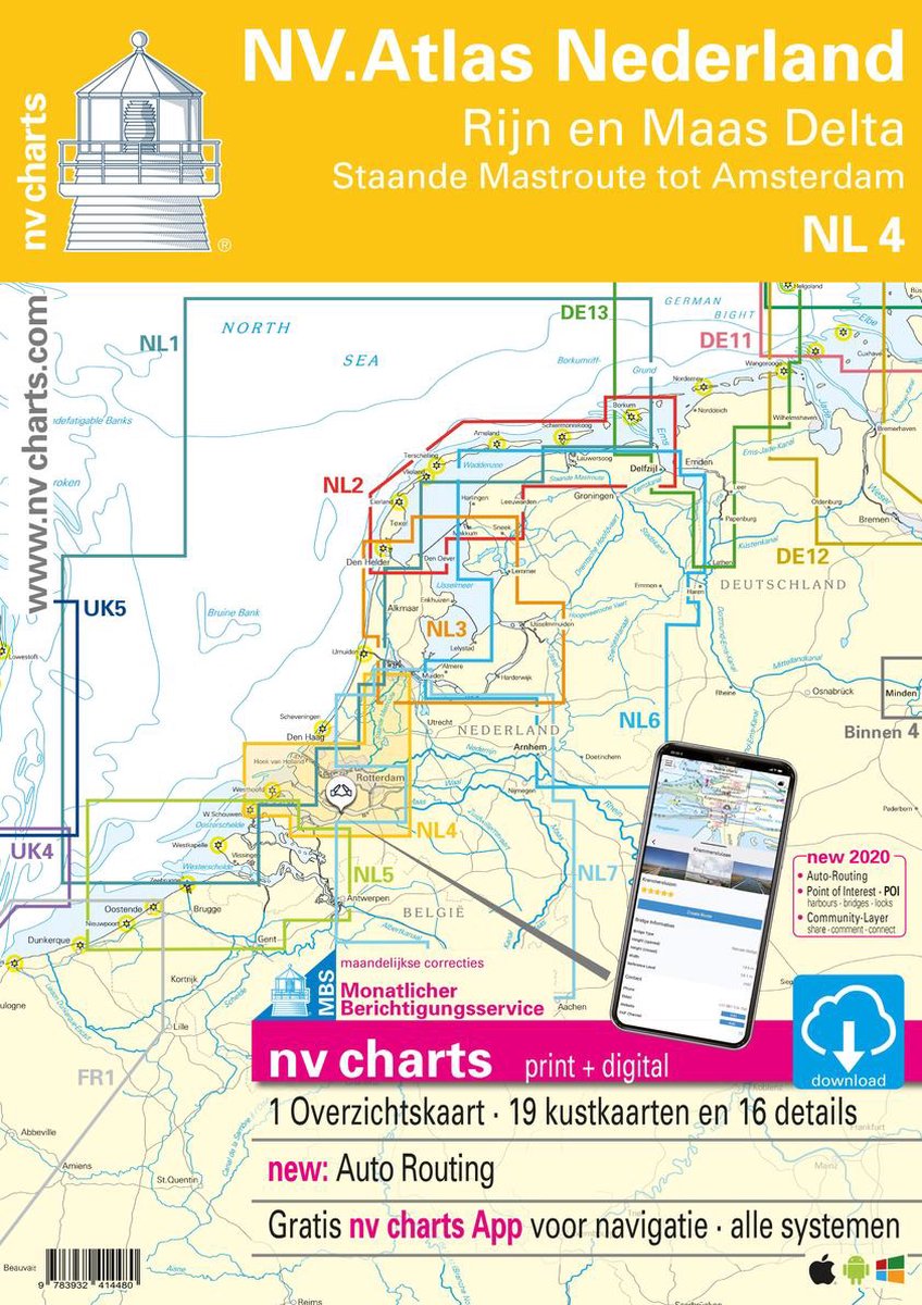 NV Atlas NL4 Rijn & Maas Delta | bol.com