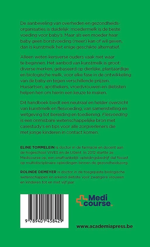 Flesvoeding, Eline Tommelein | 9789401458429 | Boeken | bol.com