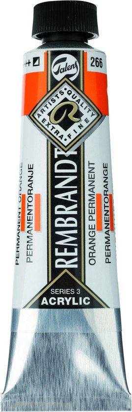 Rembrandt Acryl Verf Serie 3 Permanent Orange (266) | bol