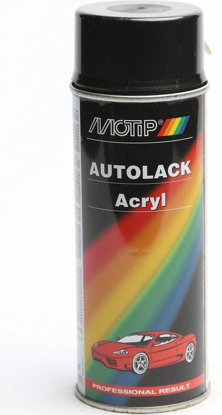 MoTip 51029 spuitbus Zwart Metallic - 400ml | bol