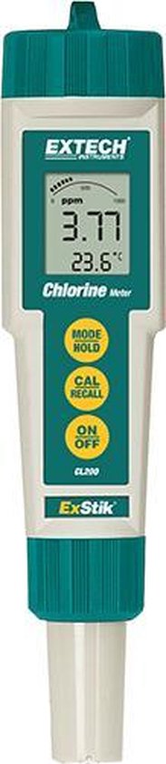 Extech CL200 - ExStik chloormeter - 0,01 ppm tot 10 ppm | bol