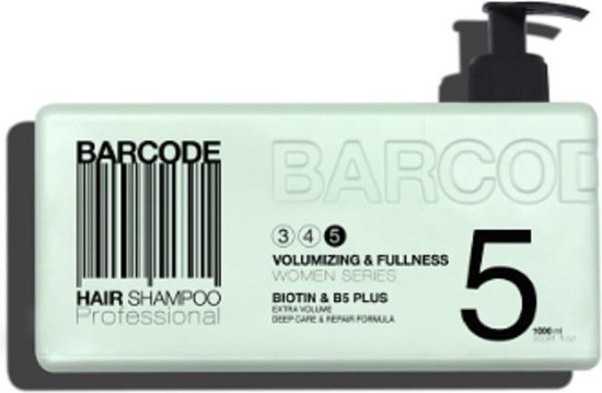 BARCODE - Hair Shampoo - Volumizing & Fullness - 1000ml | bol