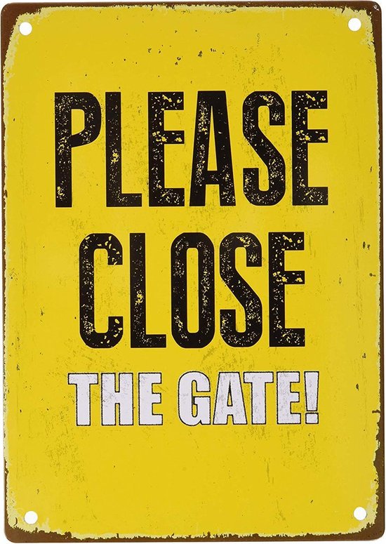 Please Close The Gate | bol.com