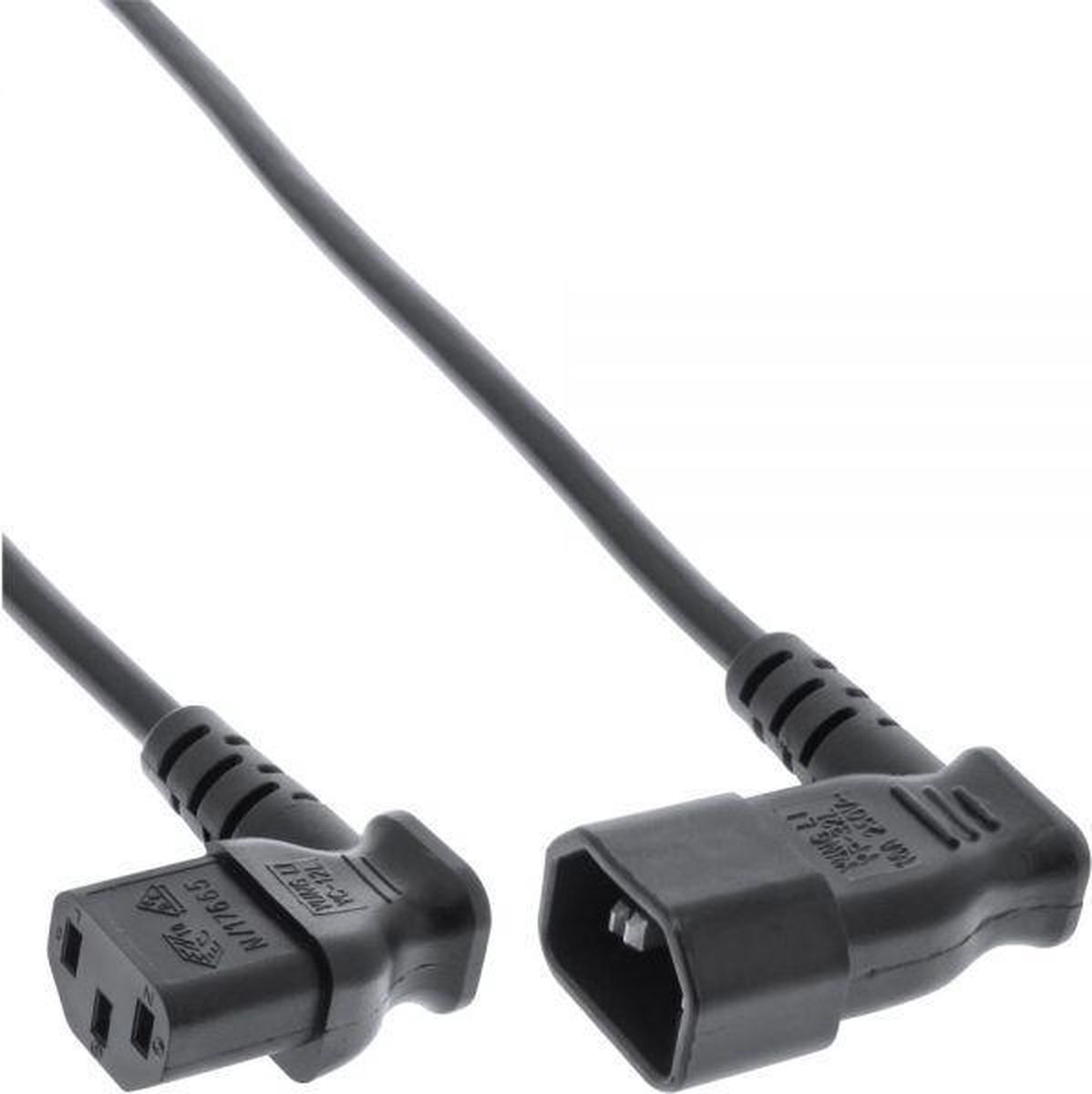 bol.com | InLine 16606A 0.5m C13 stekker C14 stekker Zwart ...