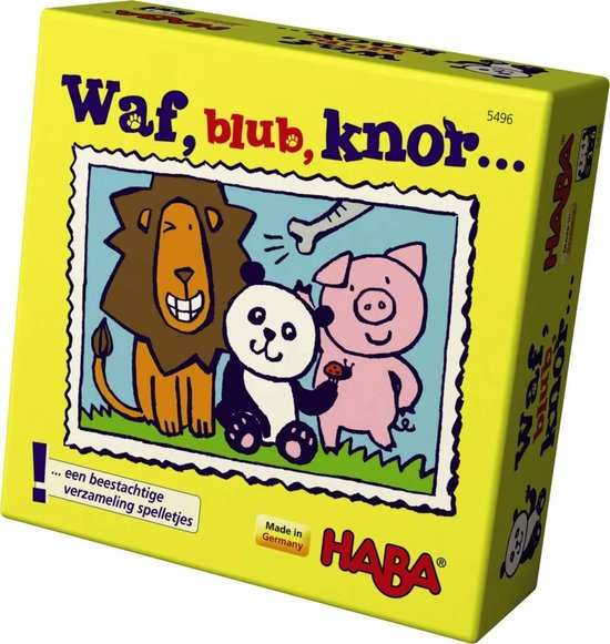 Haba Spel Spelletjes vanaf 3 jaar Waf, blub, knor | Games | bol