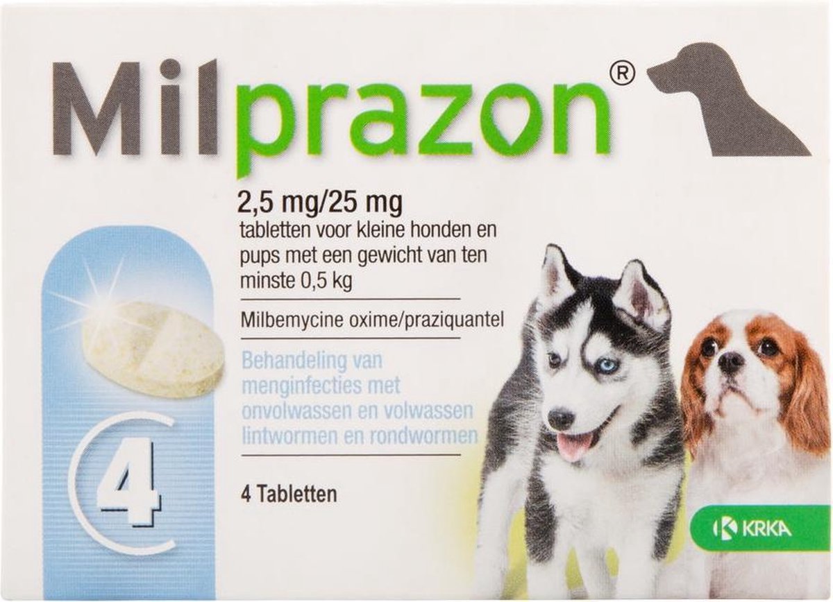 Milprazon Ontworming Kleine Hond 4 tabletten | bol.com