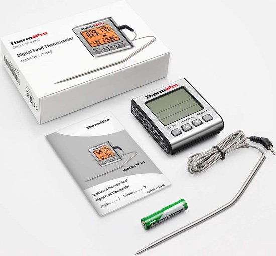 bol.com | Thermo Pro Digitale thermometer - TP-16S