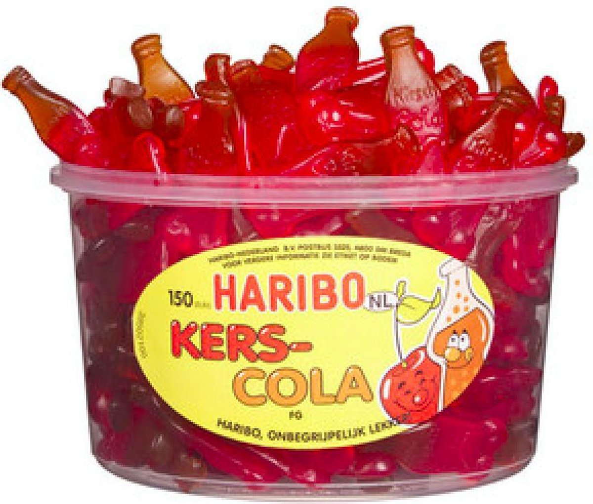 Haribo Kersen/Cola - silo 150 stuks - Doos 6 silo's | bol.com