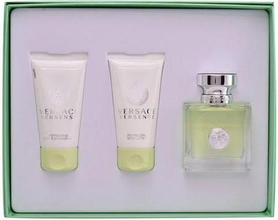 Versace Versense Gift Set Eau de toilette Spray 50ml + body lotion 50ml ...