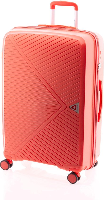 Gladiator Guess Grote Koffer - 75 cm - TSA slot - Coral Rood | bol