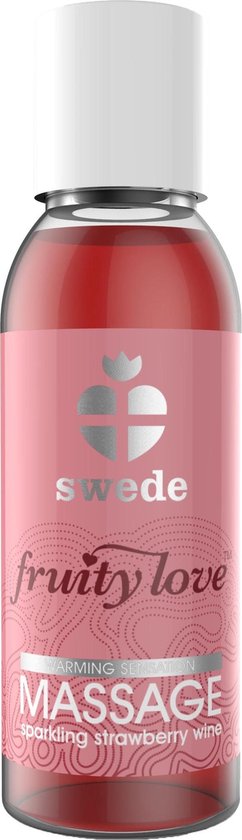 Swede Fruity Love Massage Aardbeienwijn 50 Ml Glijmiddel