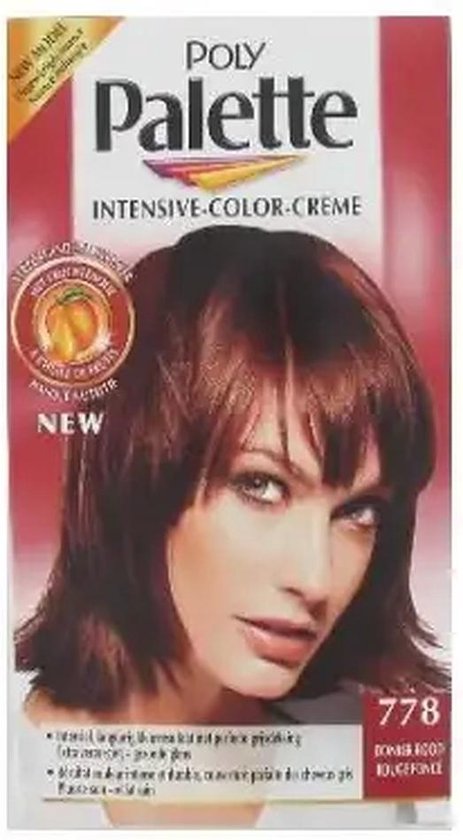 3x Poly Palette Haarverf nr. 778 Donker Rood | bol.com