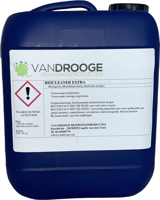 Biocleaner Extra - Krachtige Ontvetter - Geconcentreerde reiniger - Can ...
