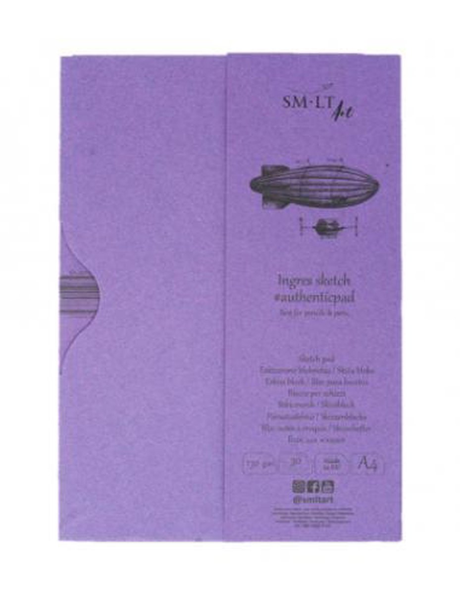 SMLT Papiermap Ingres A4 130gr 30 vel | bol