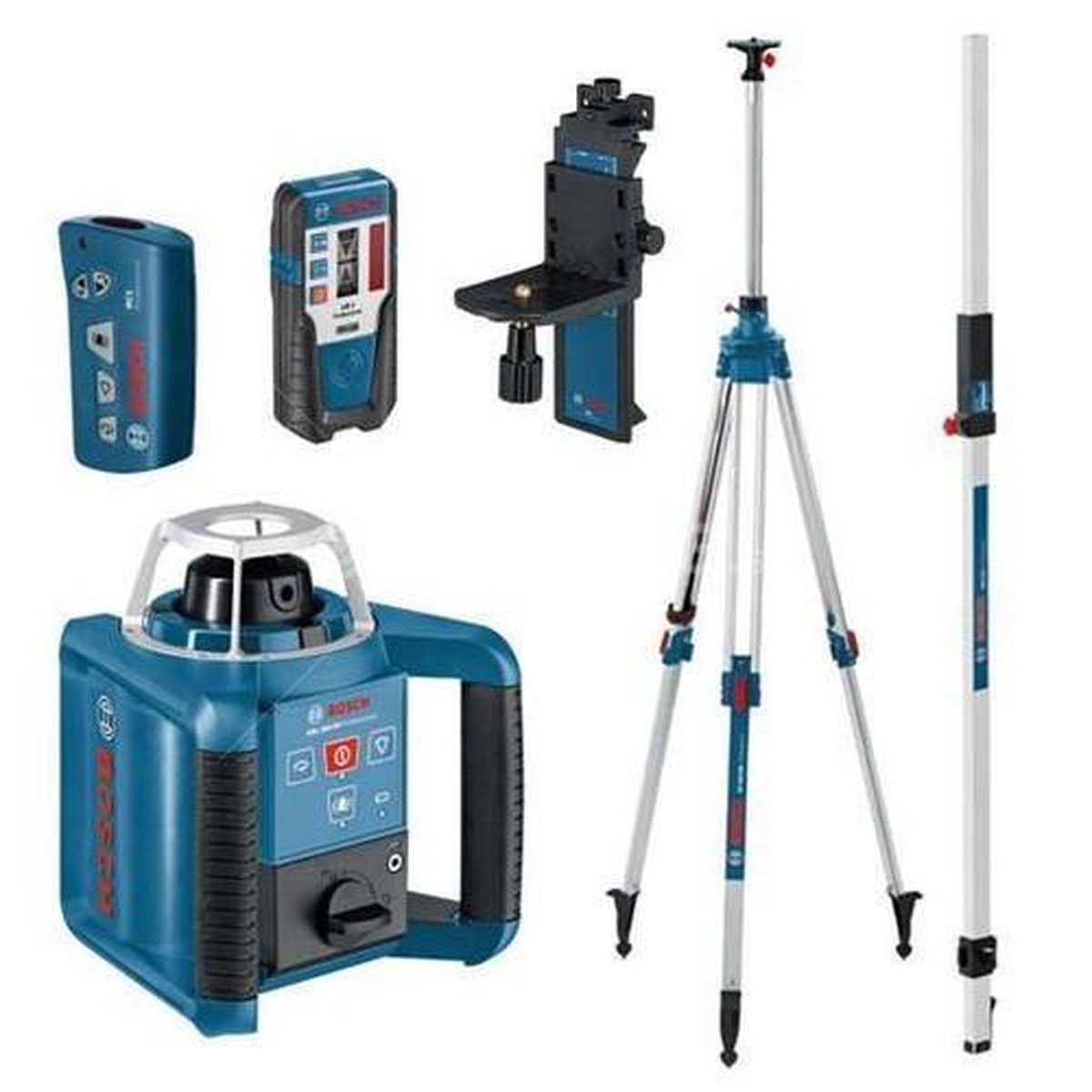 Bosch GRL 300 HVG SET rotatie laser (groen) in koffer + LR 1G Ontvanger ...