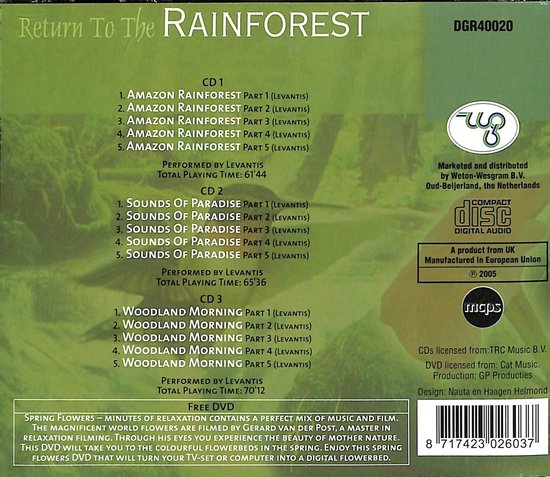 Return to the rainforest (+ DVD), Levantis | CD (album) | Muziek | bol.com