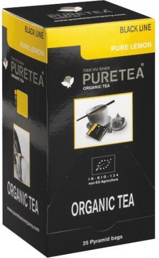 Pure Tea Pure Lemon Biologische Thee - Sachet - 25 stuks | bol