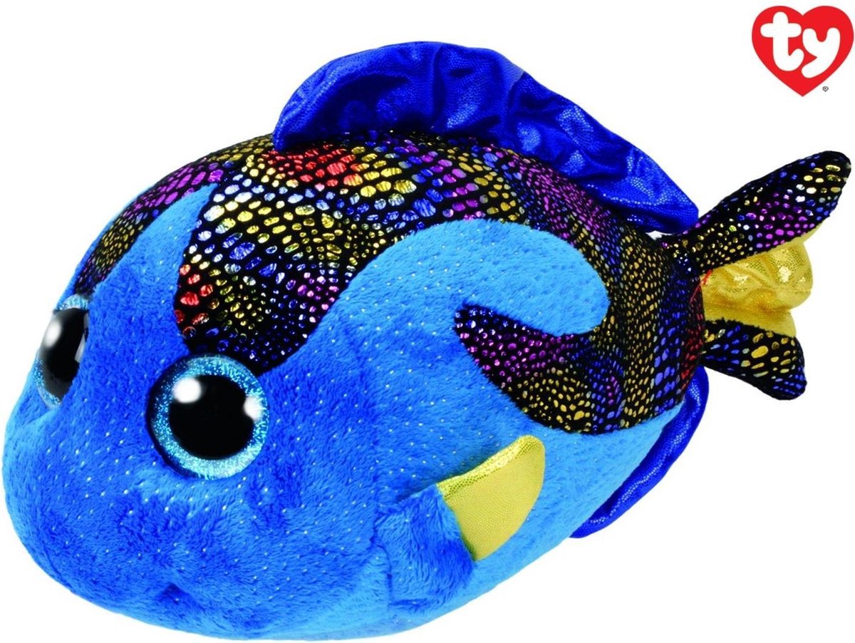 Ty Beanie Boo Aqua Vis - 24 cm | bol.com