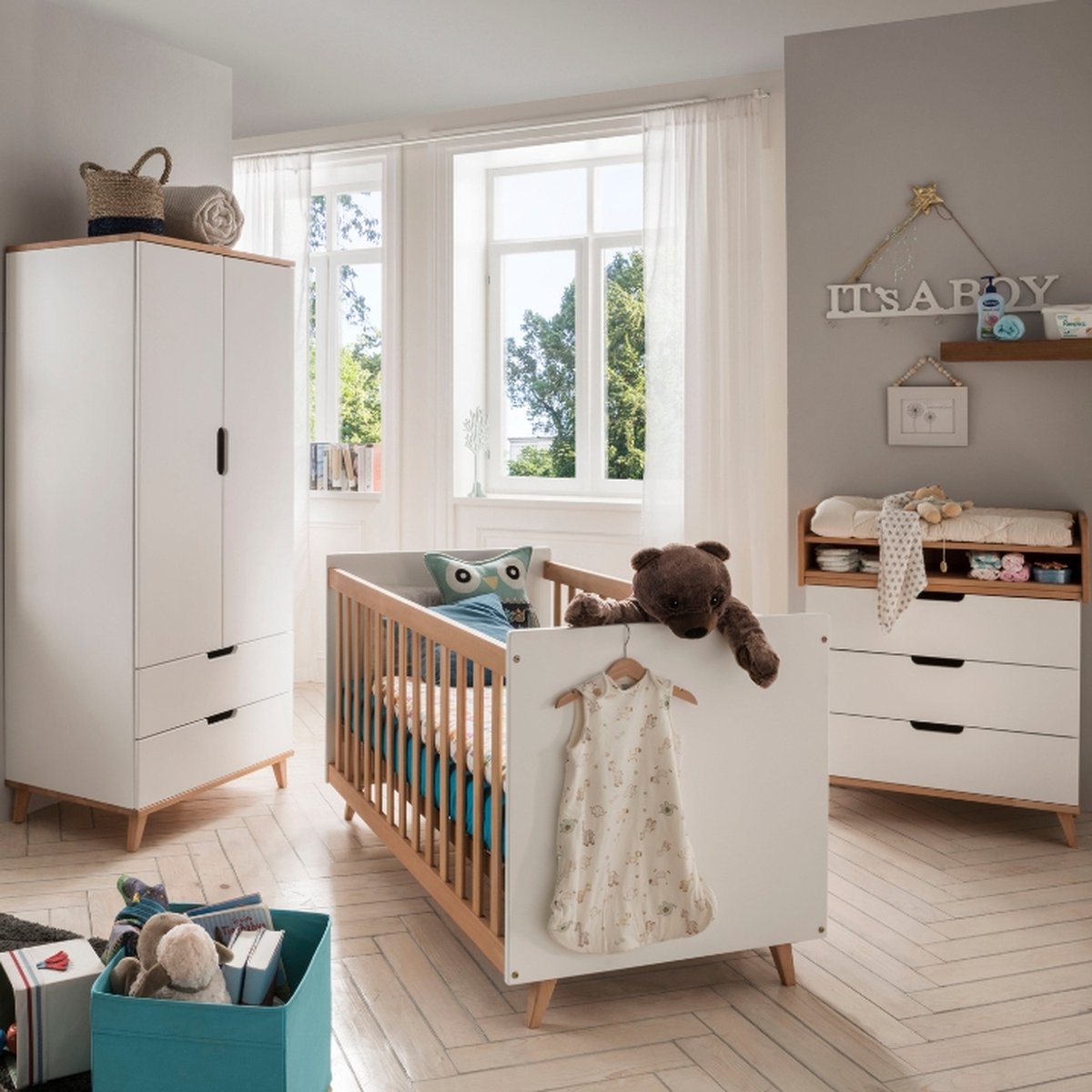 Infans Color Babykinderbed 70x140 - Antraciet | bol.com